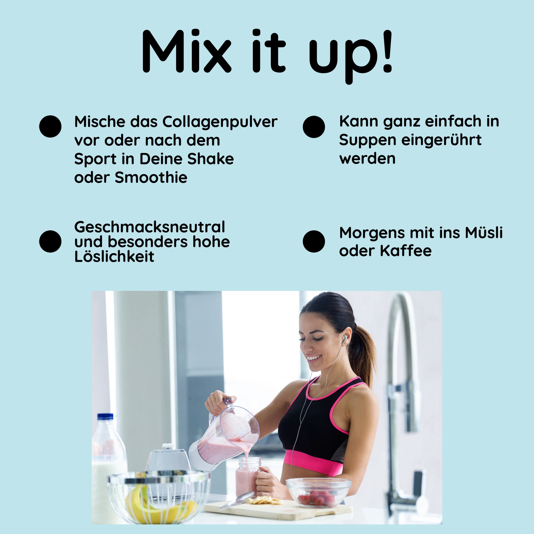 INTEROSA Premium Multi Collagenpulver 500 g – Interosa